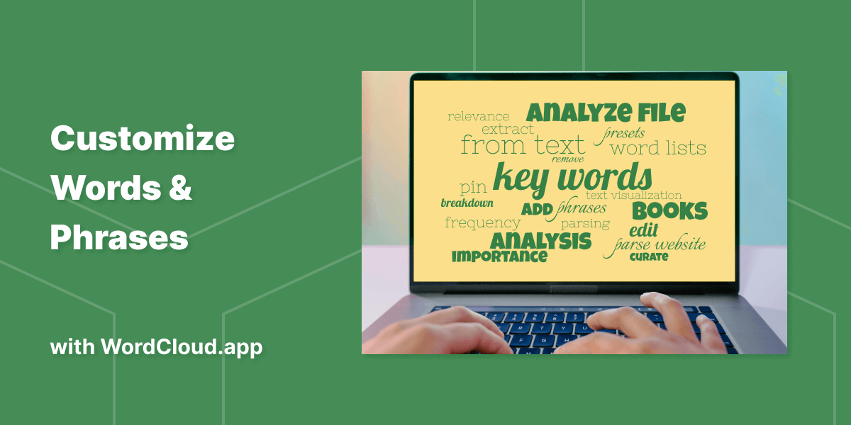 Customize Words & Phrases | Features | WordCloud.app